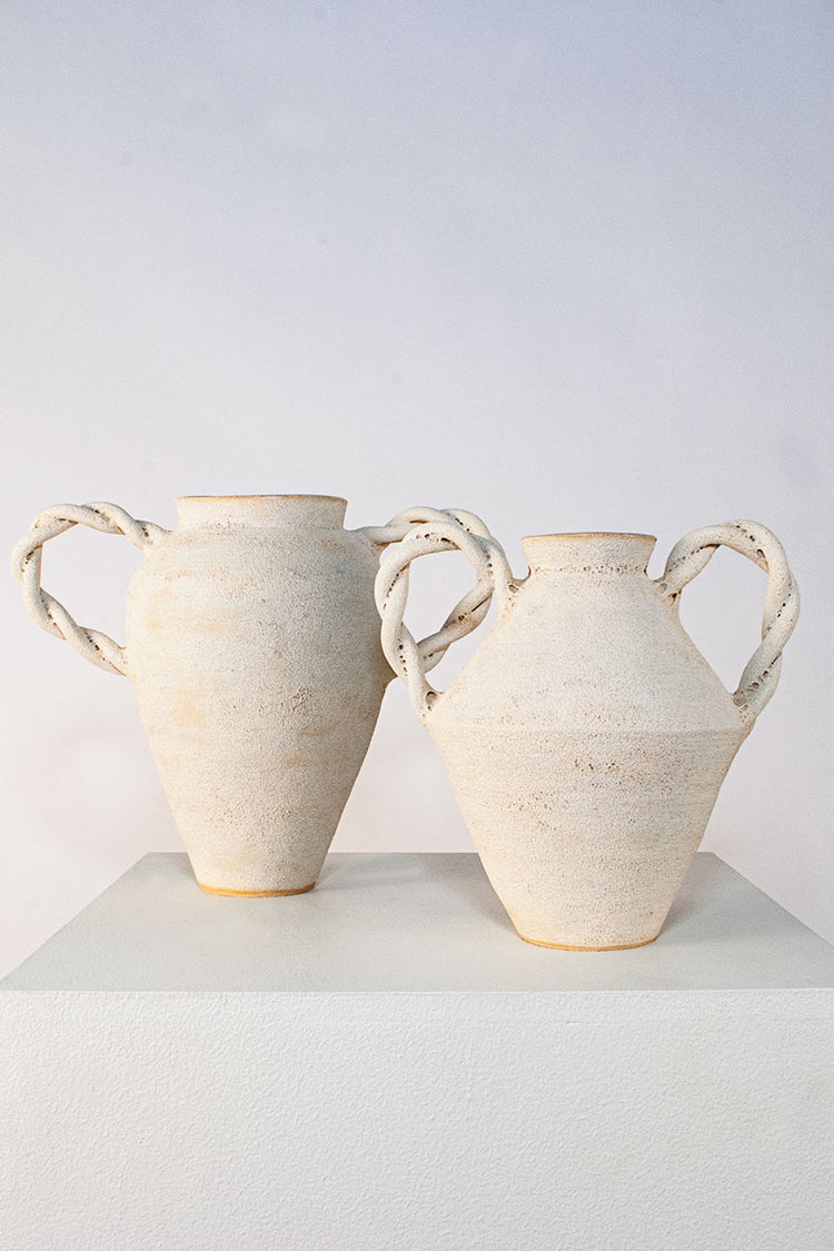 Twisty Handle Geometric Urn – Elysian Collective