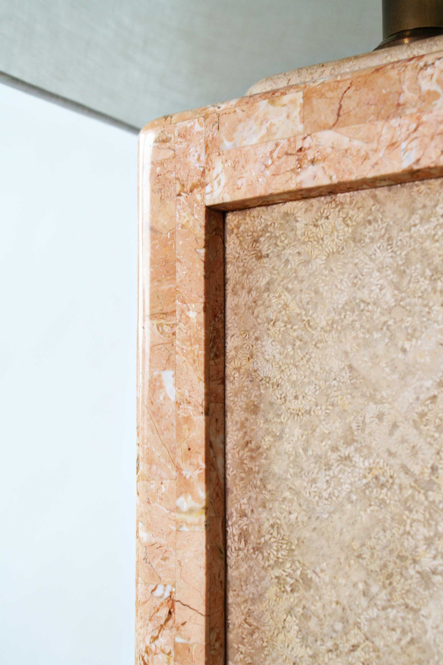 Pair of Pink Marble Table Lamps, C. 20th Century – Elysian Collective