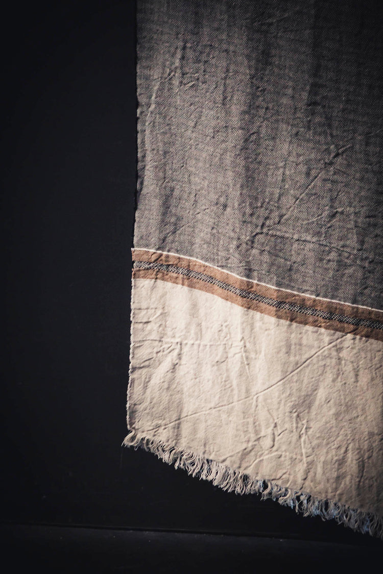 Belgian Linen Towel, Beeswax Stripe (3 Sizes) – Elysian Collective